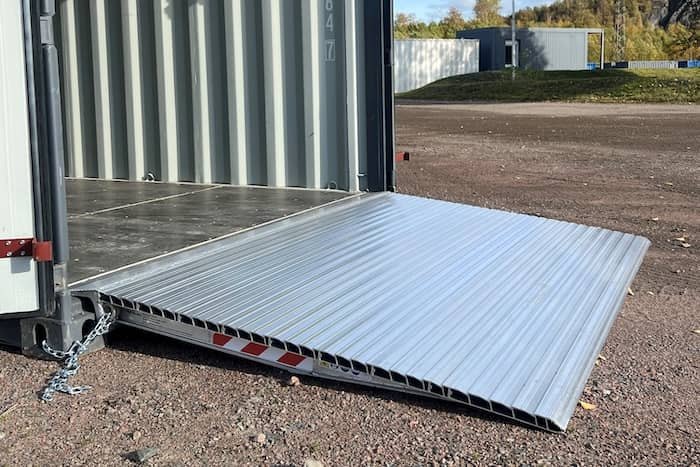 Aluminium Container Ramp 2200mm Wide x 8000kg Capacity - The Ramp People