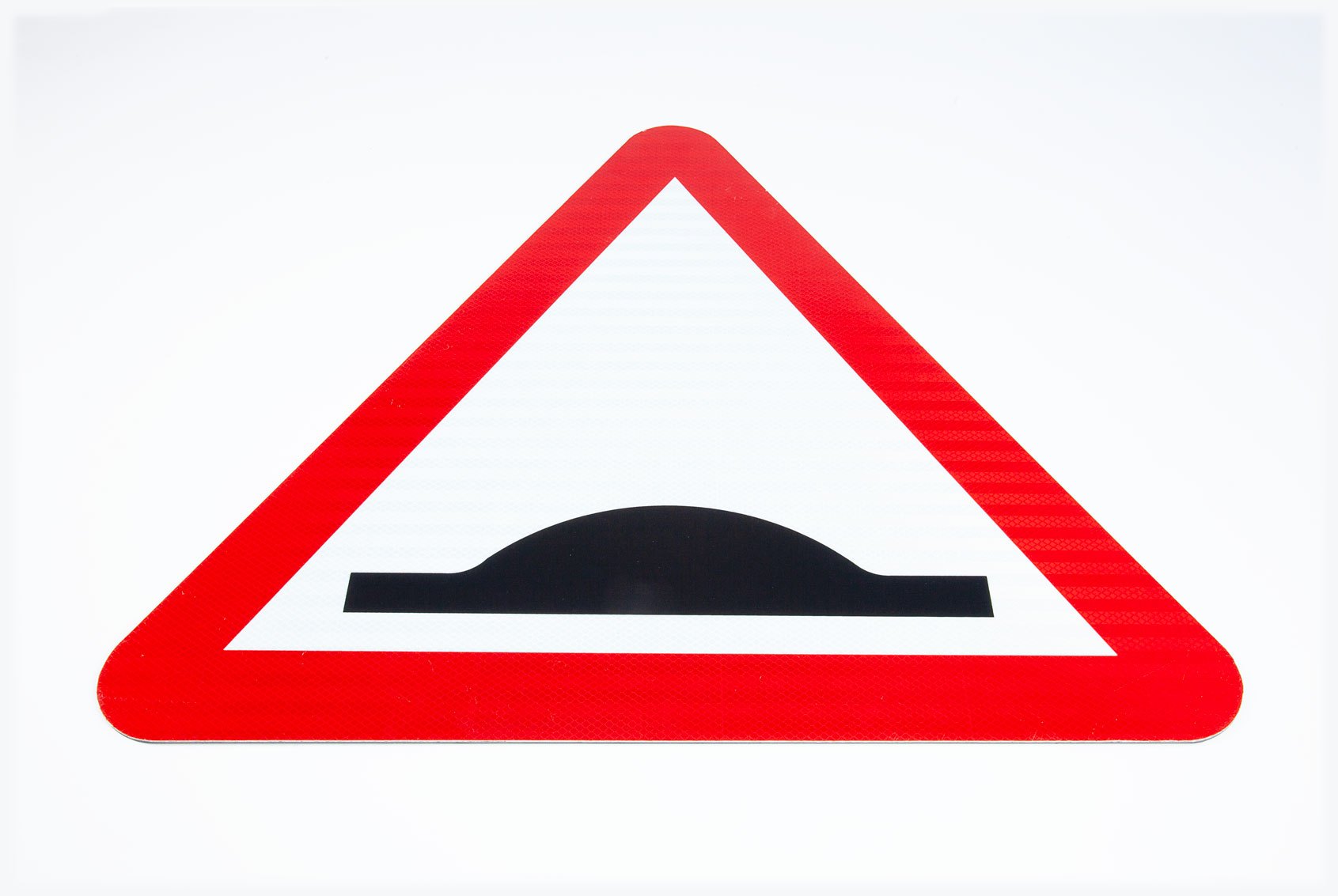 Wall Mounted Speed Bump Warning Sign - The Ramp People