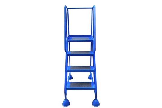 Platform Step Ladder With Handrails | The Ramp People - The Ramp People